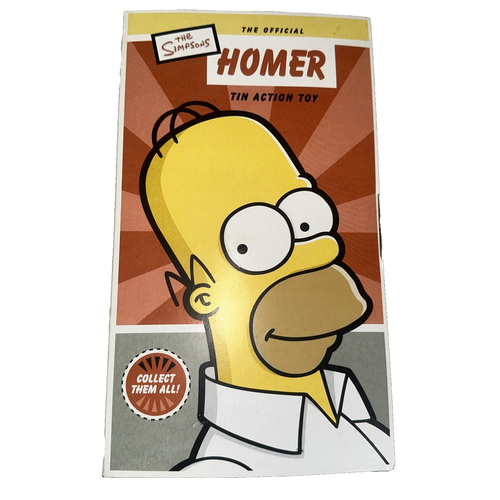 2002 ROCKET USA THE SIMPSONS HOMER TIN WIND UP TOY | eBay