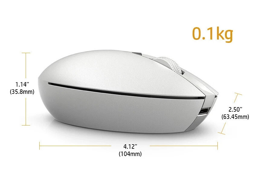 HP Spectre Mouse 700 Rechargeable Bluetooth Wireless Mouse Gaming ...