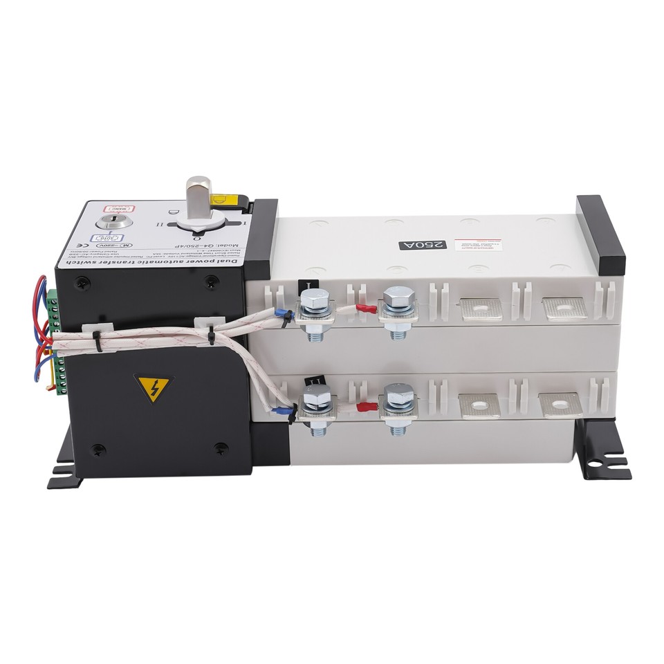 Automatic Transfer Switch 250A 4-Poles AC 110V Grid to Generator ...