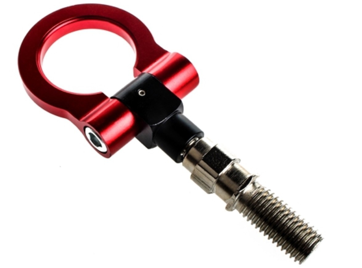 RED TOW HOOK TOWING EYE LOOP for BMW MINI ONE COOPER S WORKS R50 R52 ...