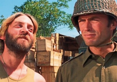 Kelly's Heroes Clint Eastwood Oddball Scene Colour POSTER | eBay UK