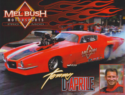 2011 Tommy D'Aprile Mel Bush Motorsports '70 Chevy Camaro Pro Mod NHRA ...