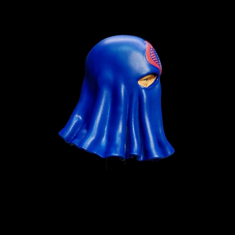 PAINTED Hooded Super 7 Cobra Commander Head 1:10 scale G. I. Joe | eBay