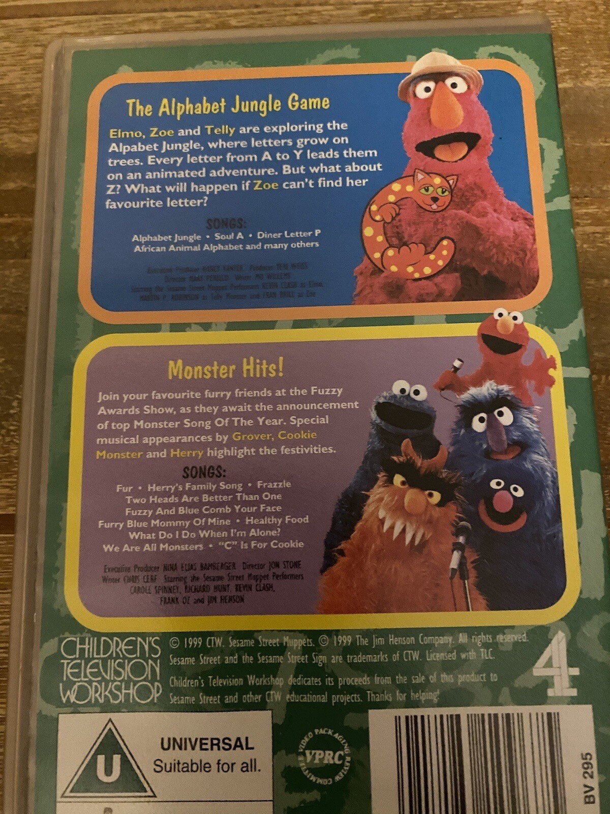 Sesame Street The Alphabet Jungle Game VHS | Grelly USA