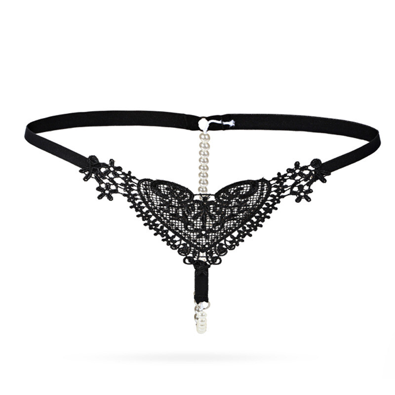 5 Pack Lot Sexy Womens Cheeky Pearl Panties Thong G strings Lingeries ...