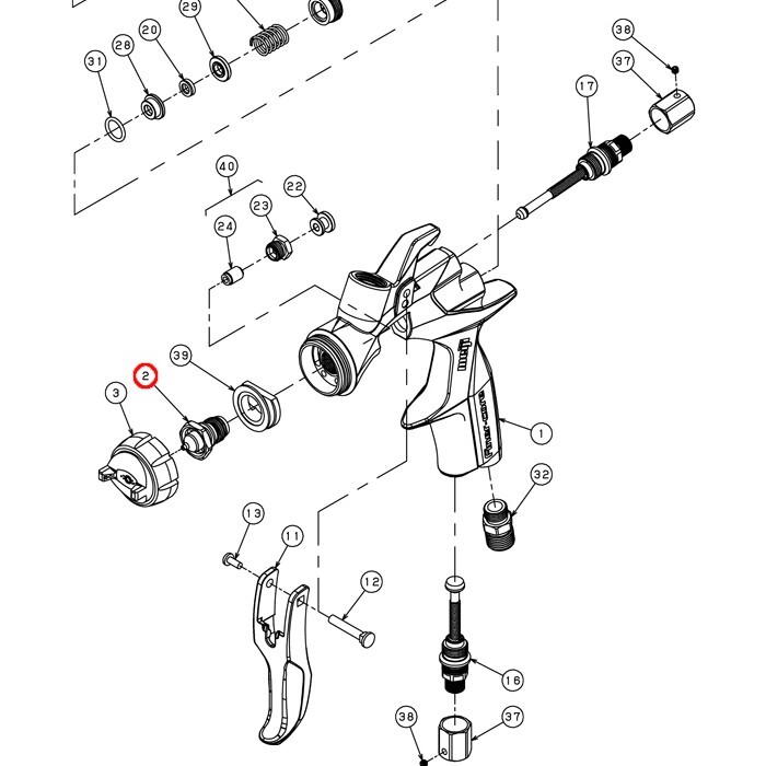 Meiji Fluid Nozzle of FINER CORE 15 1.5mm Fluid nozzle Part number ...