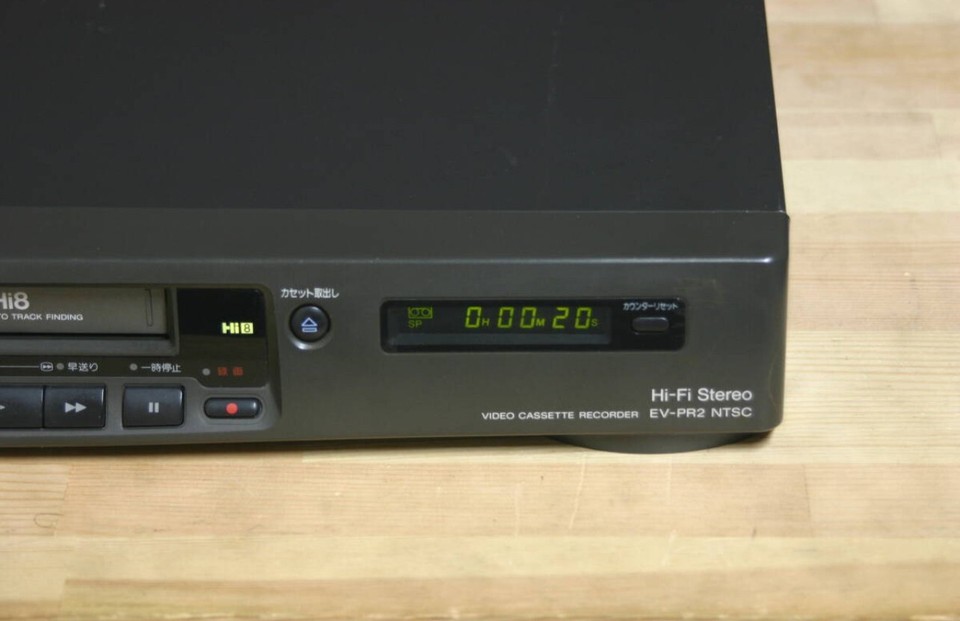 Sony EV-PR2 Hi8 8mm VCR Video Deck Player 100V Perfect operation Excellent+ NTSC | eBay