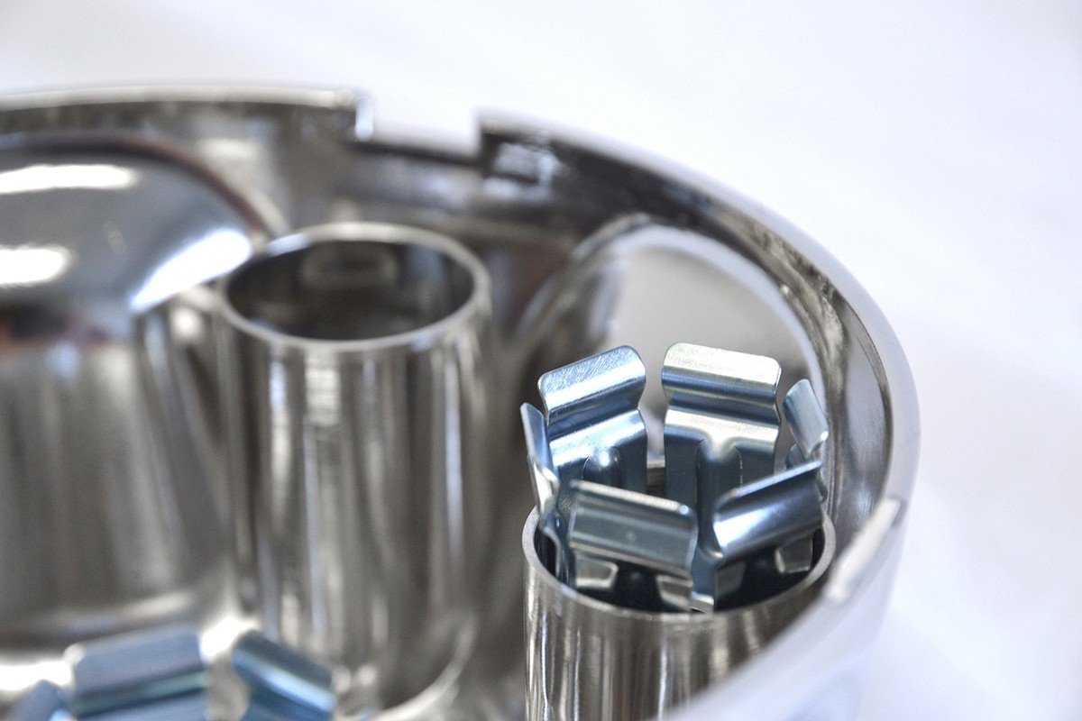 Ford Center Caps 4-Pack 5-Lug Chrome Center Hub Caps For Ford/Mazda ...