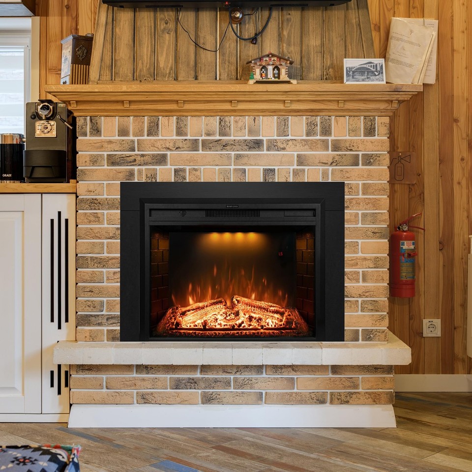 Electric Fireplace Trim Kit for 36inch Fireplace Electric Inserts ...