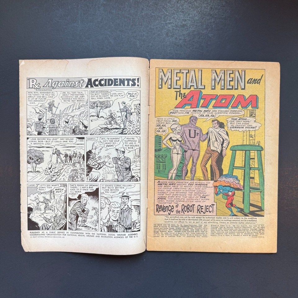 Brave and the Bold 55 SIGNED Ramona Fradon Silver Age comic book DC ...