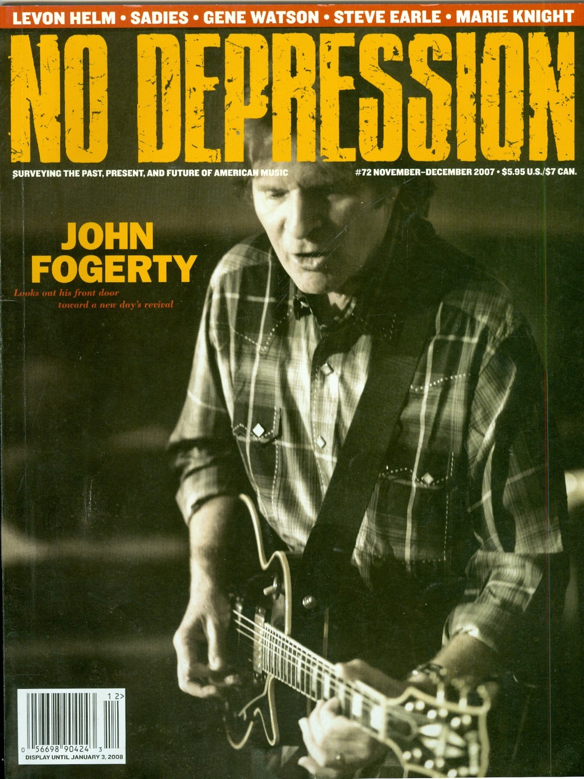 John Fogerty cover No Depression magazine 2007 Creedence Clearwater ...