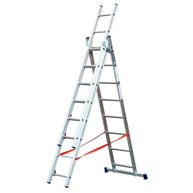 T.B. DAVIES 2.3m Light Duty Combination Step Ladder - Silver (1300-311 ...