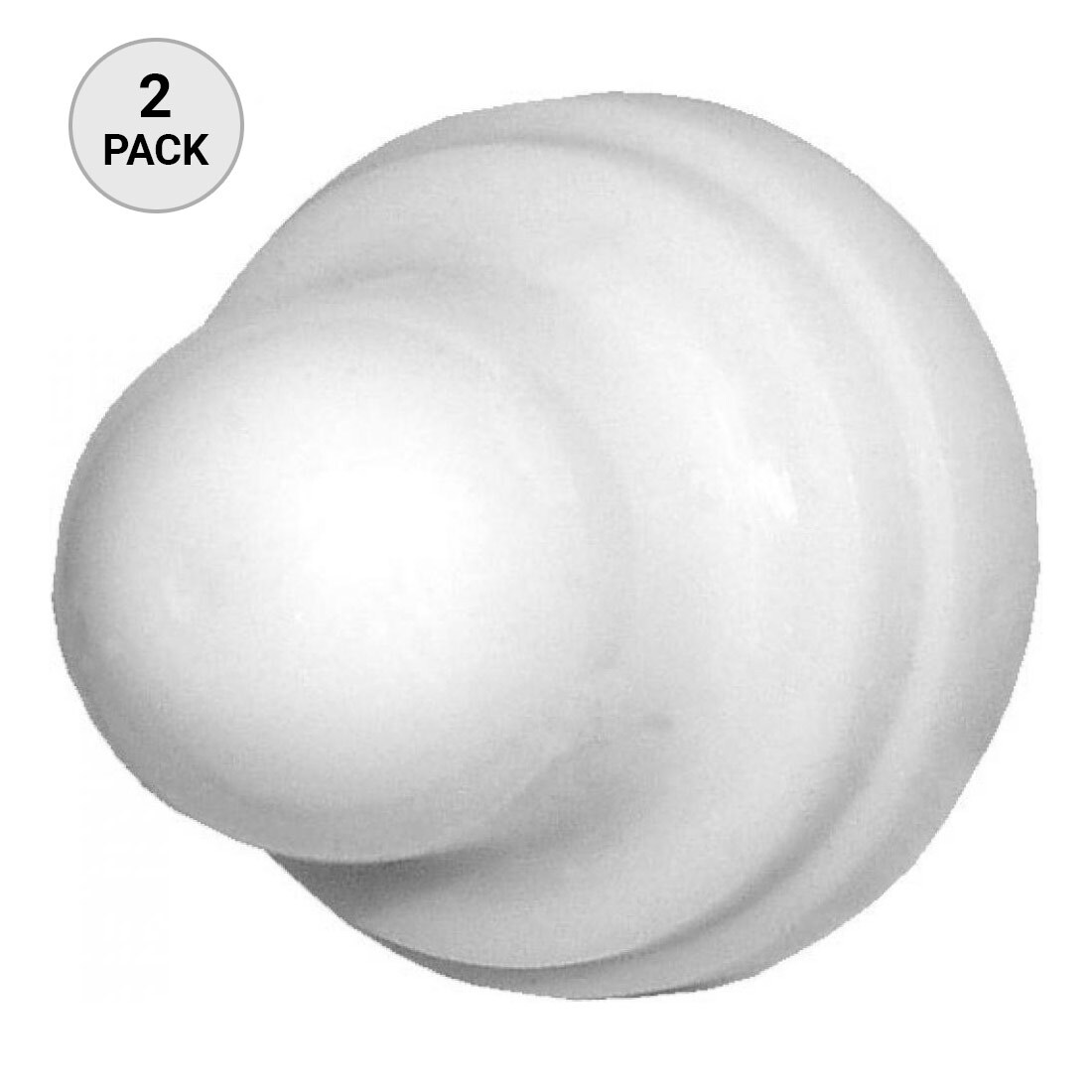 Blue Sea 4136 Push Button Reset Only Circuit Breaker Boot - White - 2 ...