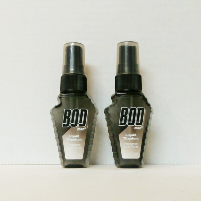 BOD man Liquid Titanium Fragrance body spray 1oz 2 Pocket Size Bottles ...