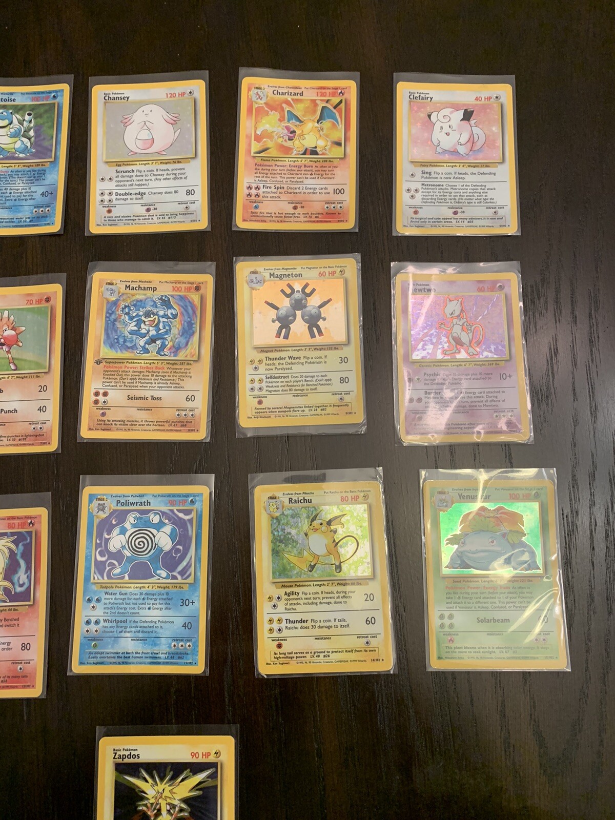 1999 Pokemon Base Set COMPLETE 102/102 w/ CHARIZARD - with OG Binder ...