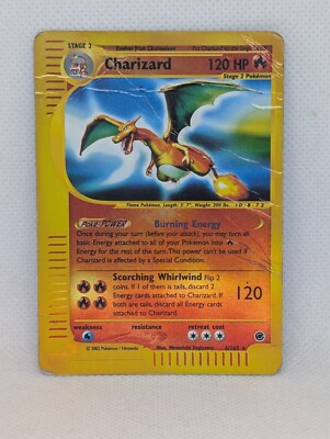Charizard 006/165 Expedition Base Set Reverse Holo Rare Pokemon TCG ...