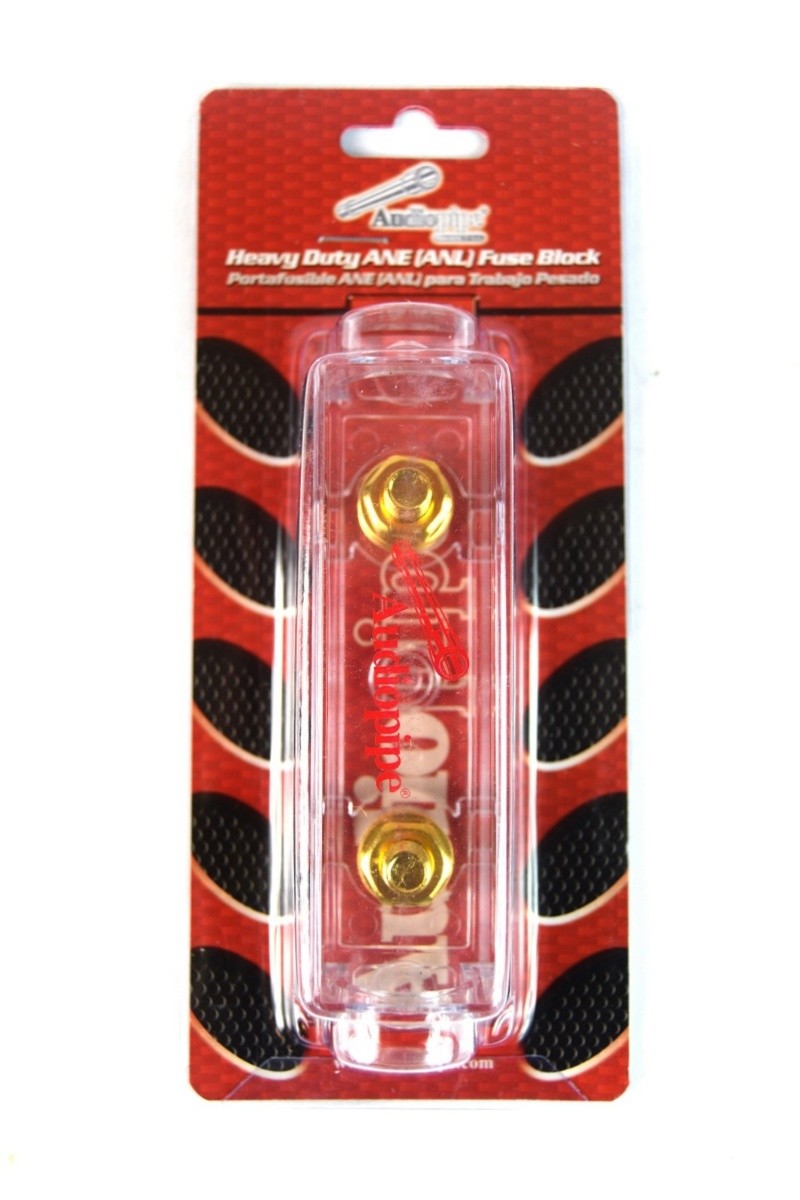 Audiopipe Heavy Duty ANE ANL 24 Kt Gold Finish Fuse Holder Block CQ ...