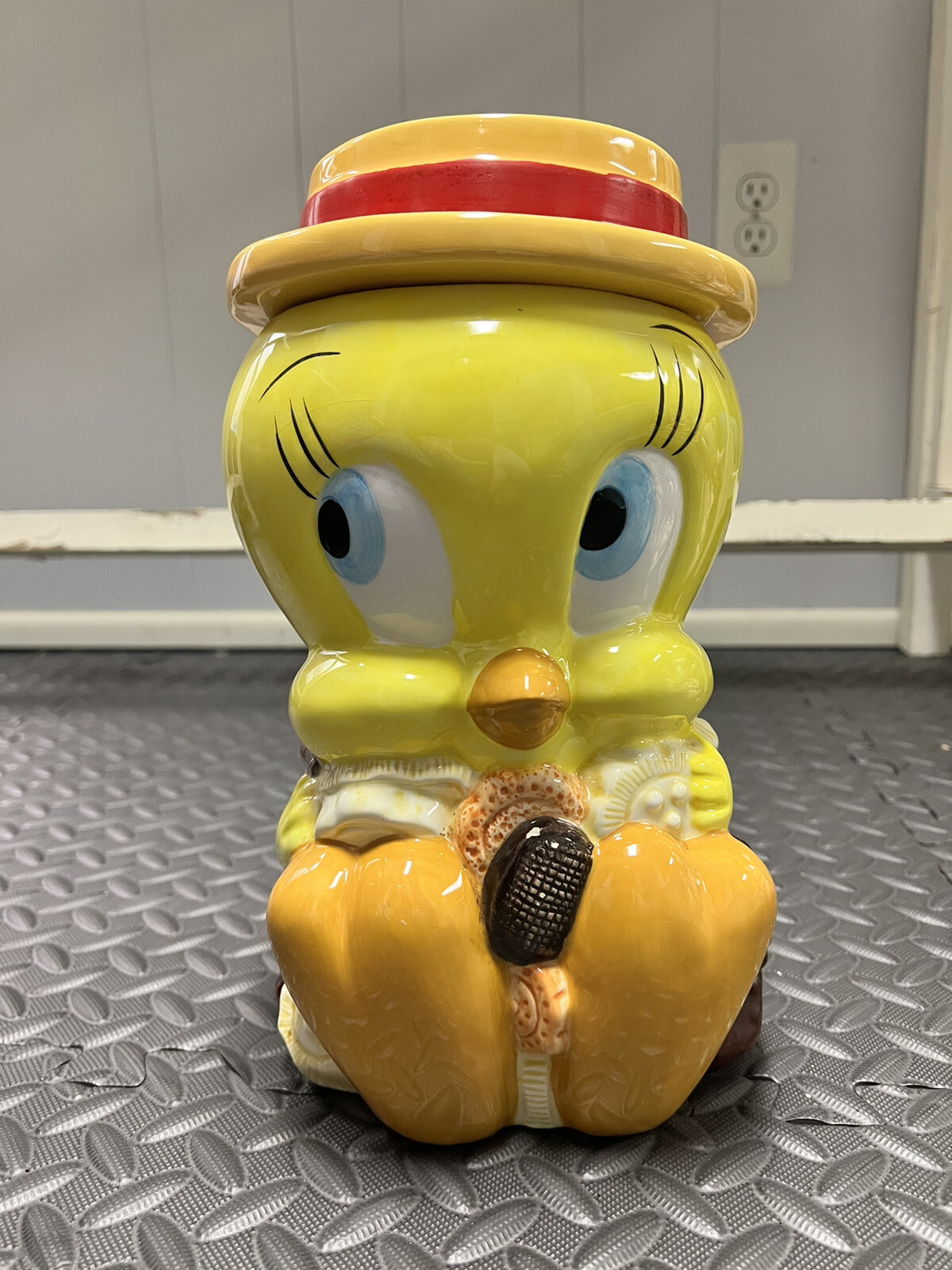 Tweety Bird Holding Mickey Mouse