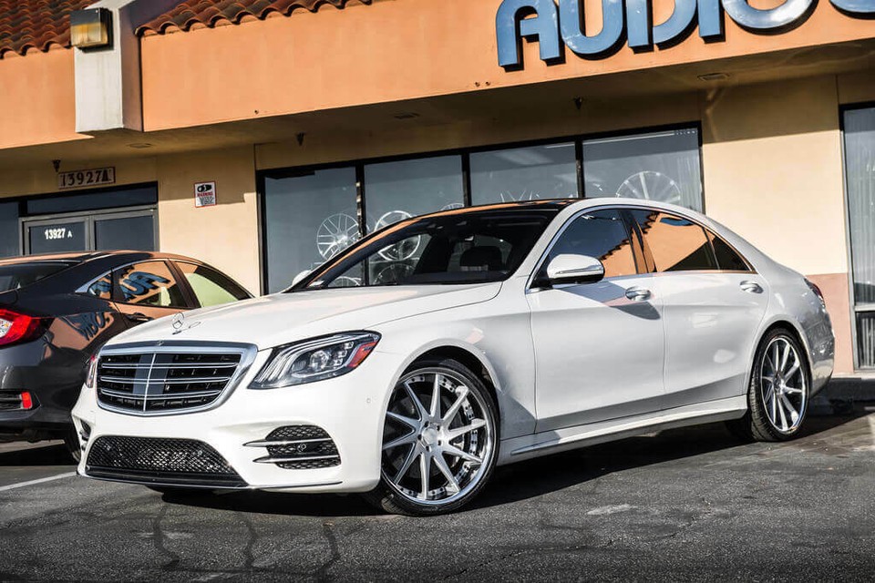 (4) 20" Azad Wheels AZ23 Silver Machined with Chrome Lip Rims(B31) | eBay