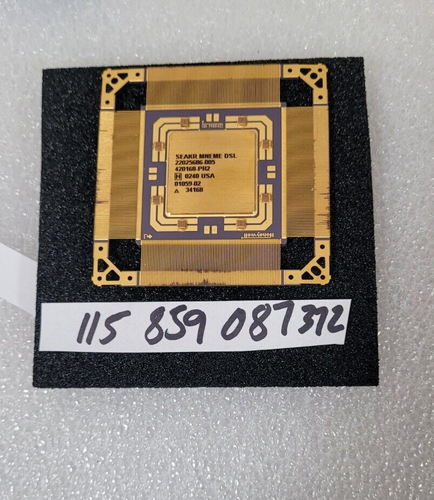 SEAKR MNEME DSL 420168-PR2 CERAMIC GOLD SCRAP CPU PROCESSOR GOLD VALUE ...
