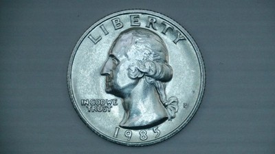 1985 P Washington Quarter Uncirculated BU from mint set | eBay
