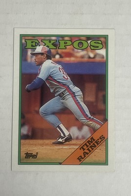 1988 Topps TIM RAINES Card #720 Montreal Expos FREE SHIPPING | eBay