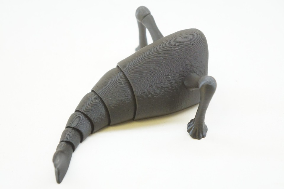 Sea EATER 3D Printed Flexible fidget toy Bloop Vs El Gran Maja Sea ...