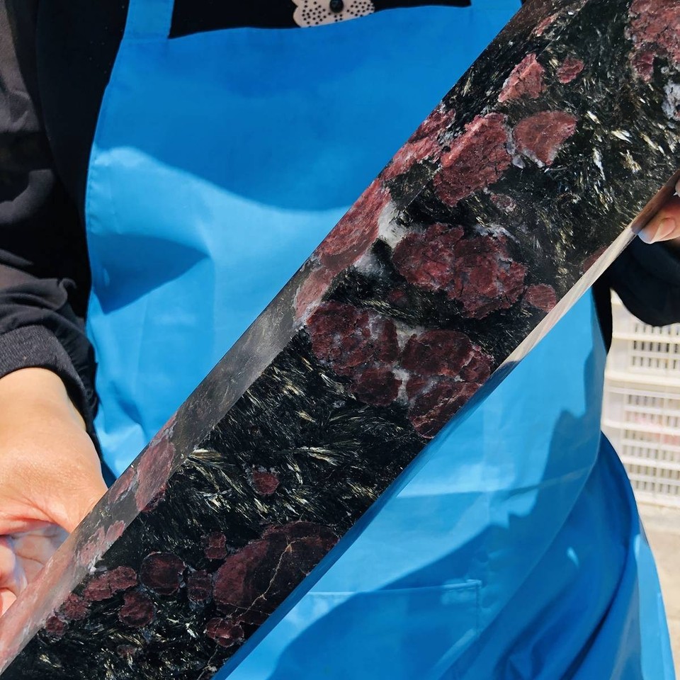 8.97LB Natural Firework Garnet Quartz Crystal oblisk Mineral Specimens ...