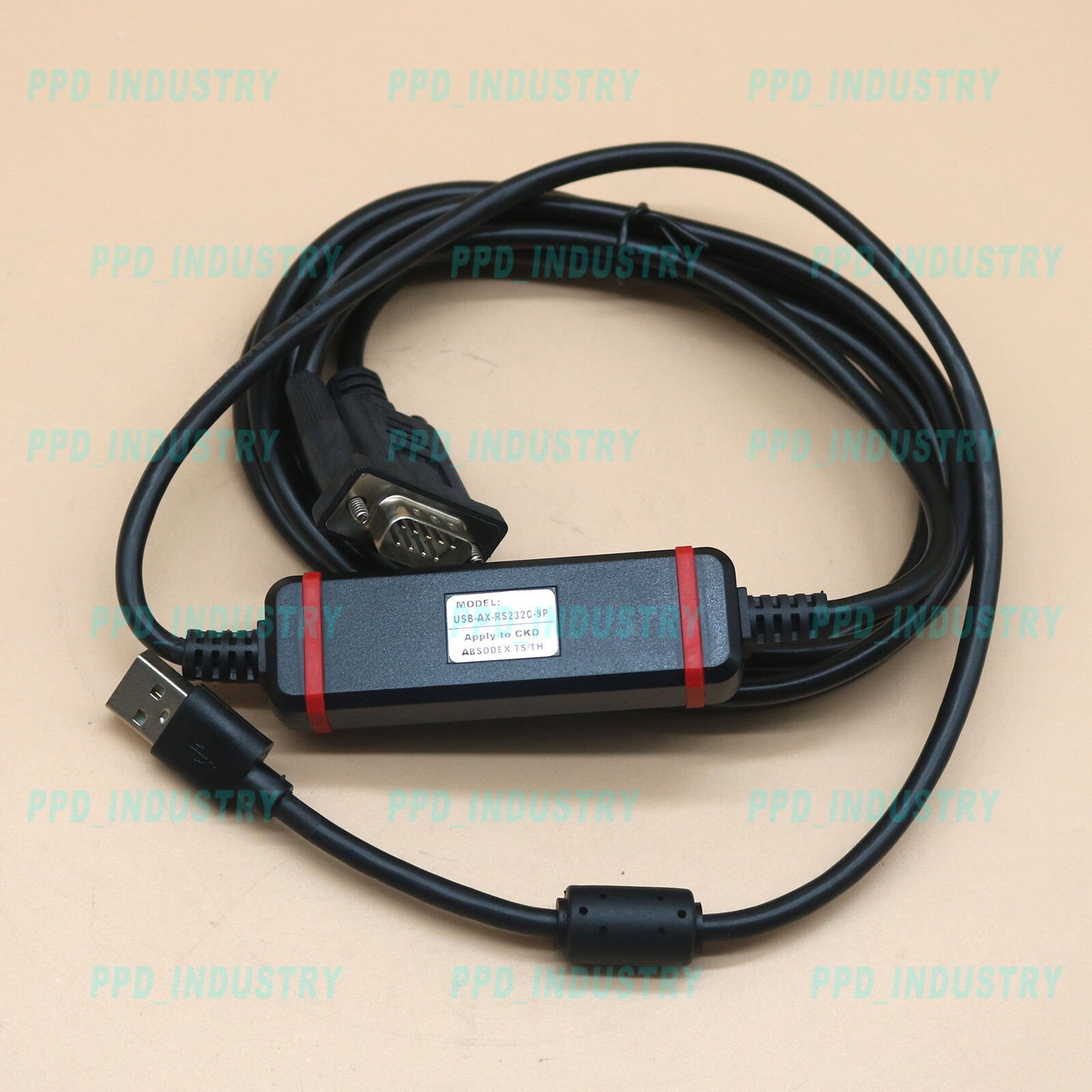 1PC Data Cable Communication Line For CKD ABSOdex USB-AX-RS232C-9P Ship ...