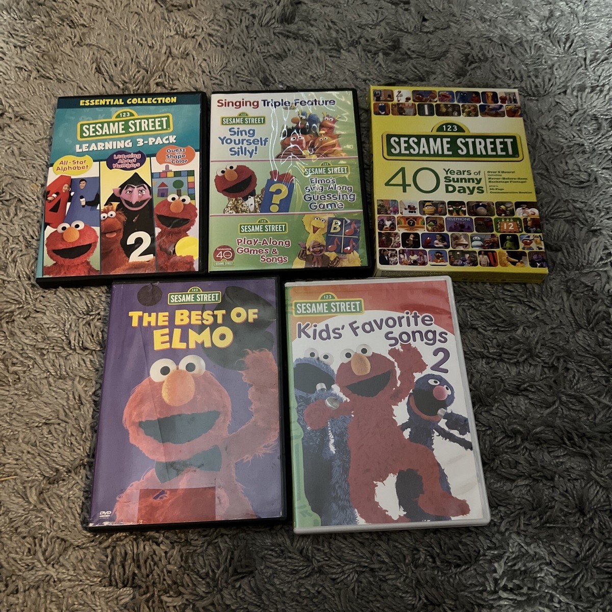 Sesame Street Dvd Lot