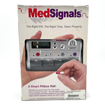MedSignals Smart Pill Dispenser Automated Daily Remote Management Via ...
