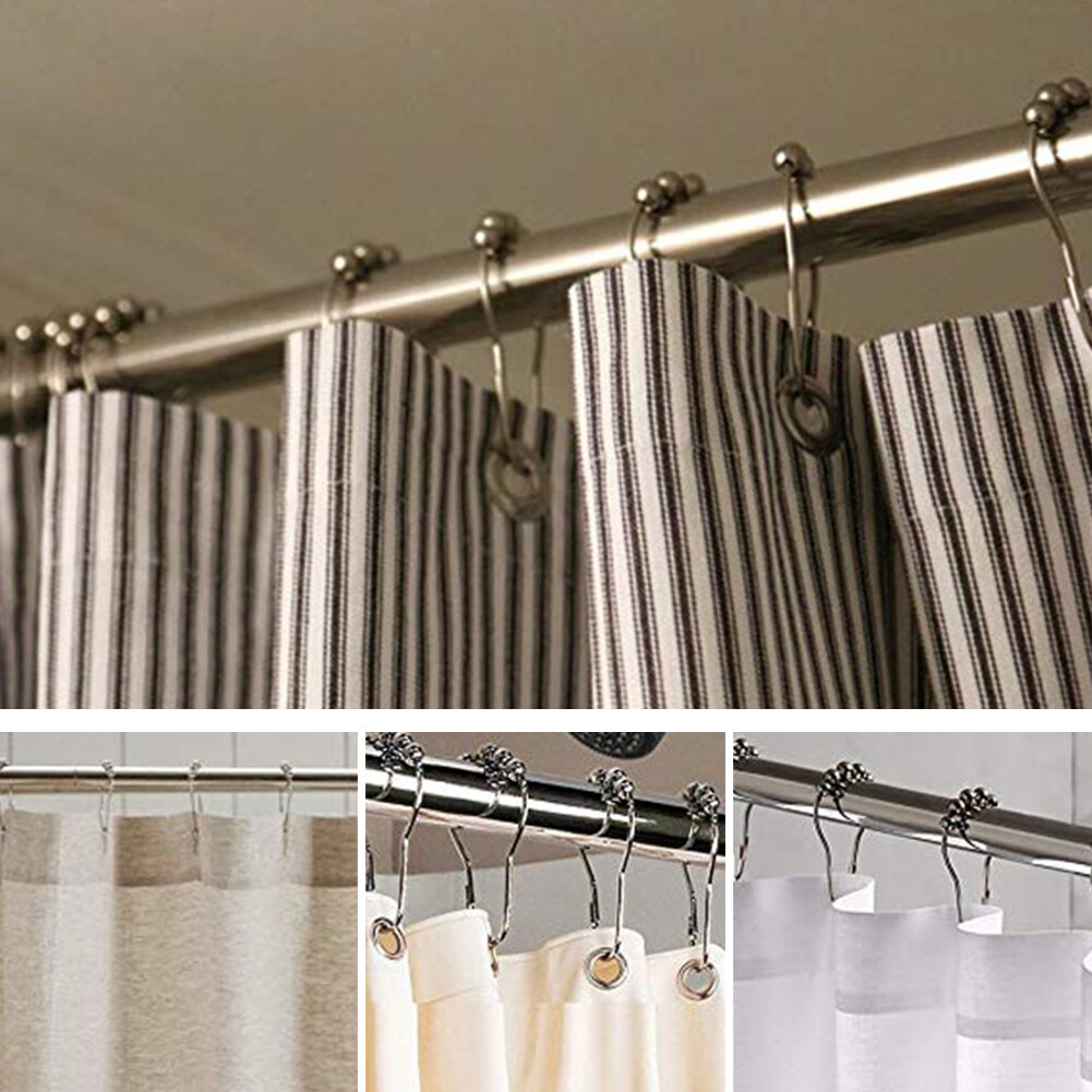 Telescopic Net Voile Tension Curtain Rail Pole Rod Rods Extendable ...