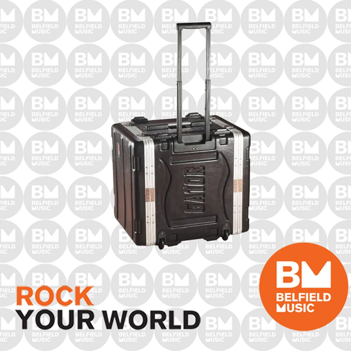 Gator GRR-8L Molded PE Audio Console Rack Case 8U w/ Wheels - Brand New ...