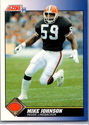 1991 Score Football - #59 Mike Johnson | eBay