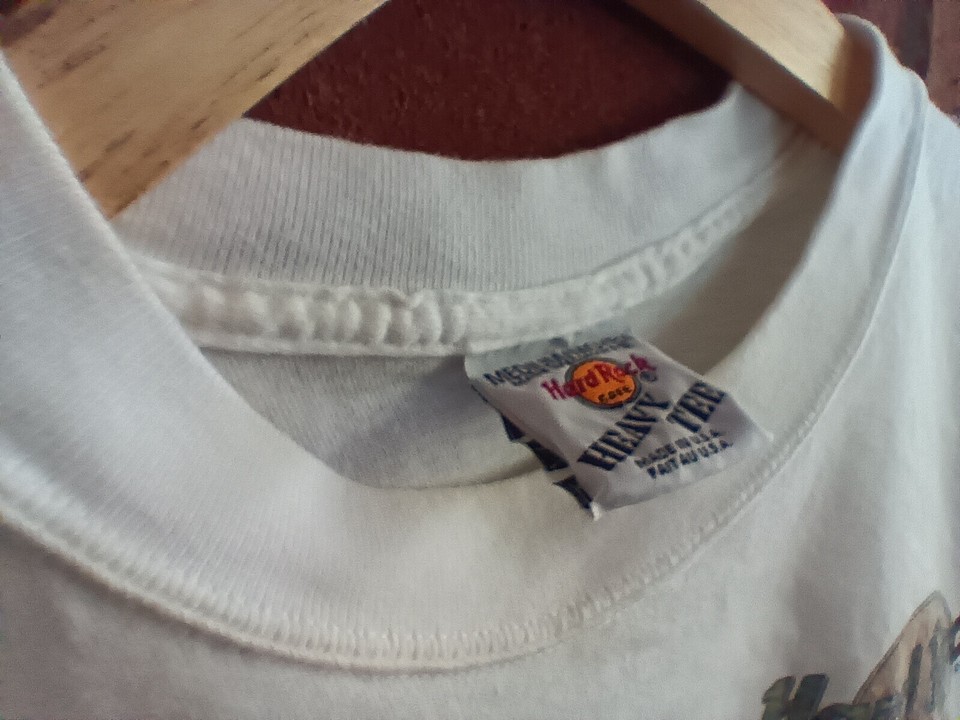 Denver Mens Hard Rock Cafe T-Shirt Medium M Denver White Made in USA ...