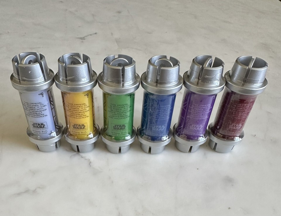 🔥RARE Star Wars Galaxy’s Edge Original Series 1 Kyber Crystal Set Of 6 ...