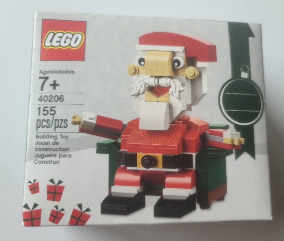 LEGO 40206 Christmas Santa and 40205 Little Elf Helpers New Factory ...
