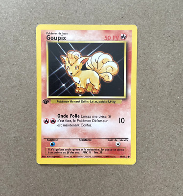 1st edition 1999 French Vulpix Groupix 68/102 Excellent Condition | eBay