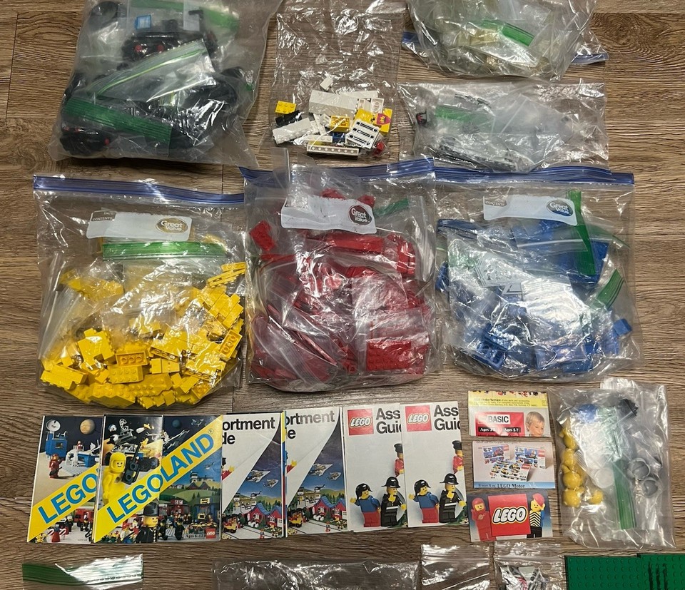 Vintage LEGO Bulk Lot – Sorted Bricks, Baseplates, Minifig Parts ...