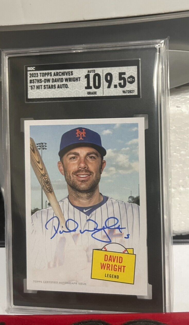 2023 Topps Archives - 1957 Topps Hit Stars Autographs #57HS-DW David ...