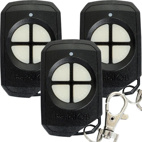 Elsema PentaFOB FOB43304BLK Black Garage Door Remote Control 4 Button ...