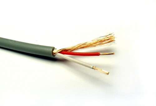 20M of 2 Core 99.999% OFC Screened Audio Connection Cable 2.8mm Dia ...