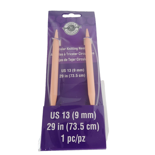 Loops & Threads Aluminum Circular Knitting Needles US 13(9mm) 29 in(73 ...