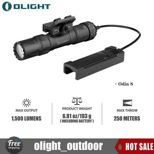 Olight Odin S 1500 Lumen MLOK Rail Mount Weaponlight Rechargeable ...