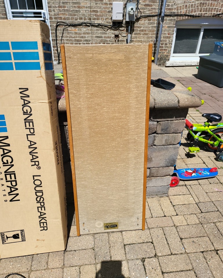 Vintage Magnepan Magneplanar MG-1C Panel Speakers, Very Good, Original ...