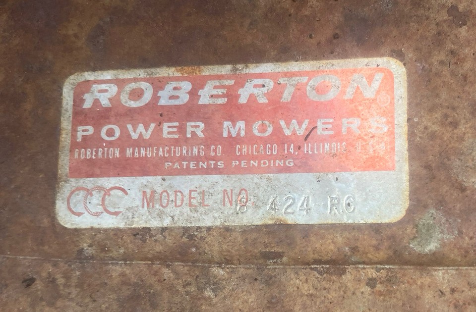Vintage Roberton With Clinton Engine Power Mower | eBay