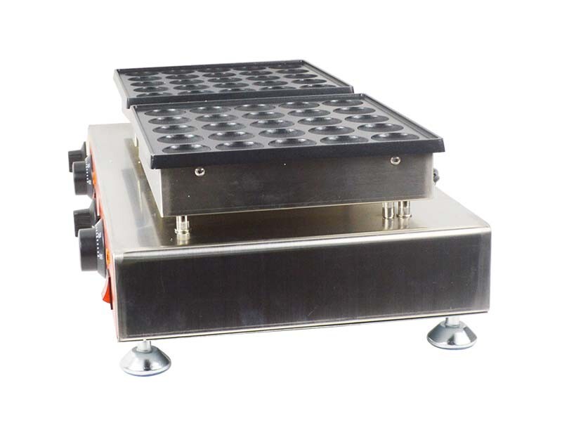 1.77" Mini Commercial Muffin Maker Stainless Steel Pancake Machine 50 ...