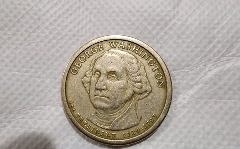 GEORGE WASHINGTON 1ST President (1789-1797) Mint US One Dollar Coin ...