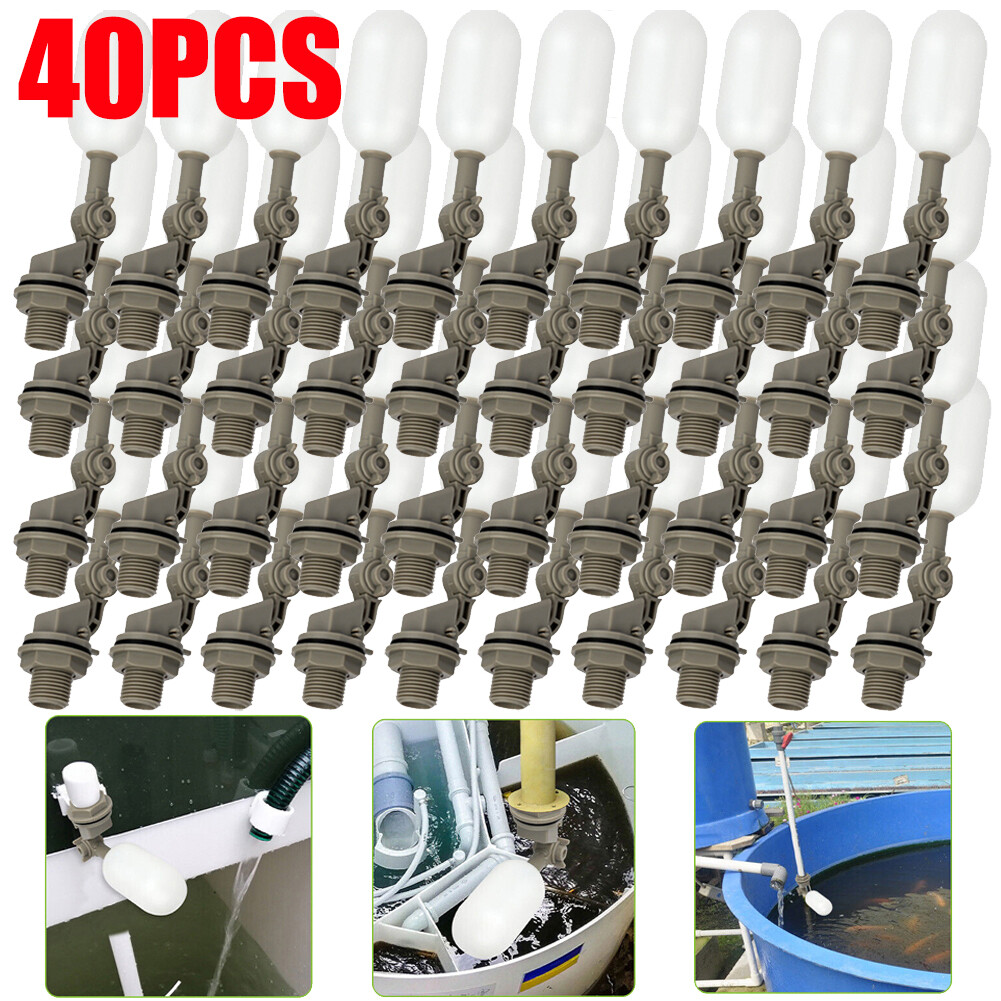 40PCS Water Float Valve with Adjustable Arm Plastic Water Filter Float ...