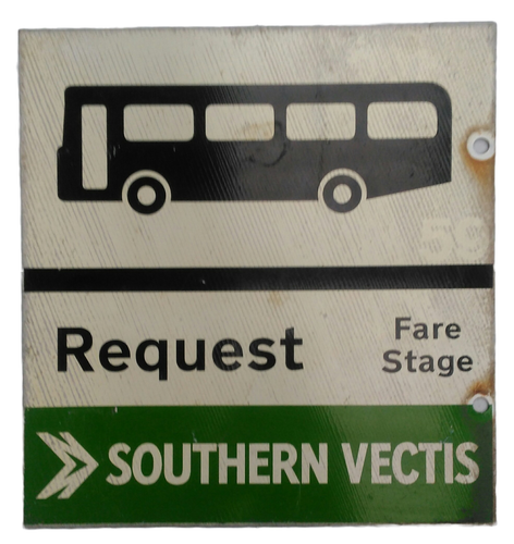 SOUTHERN VECTIS - BUS STOP PLATE - NBC - NATIONAL BUS COMPANY - SVOC ...